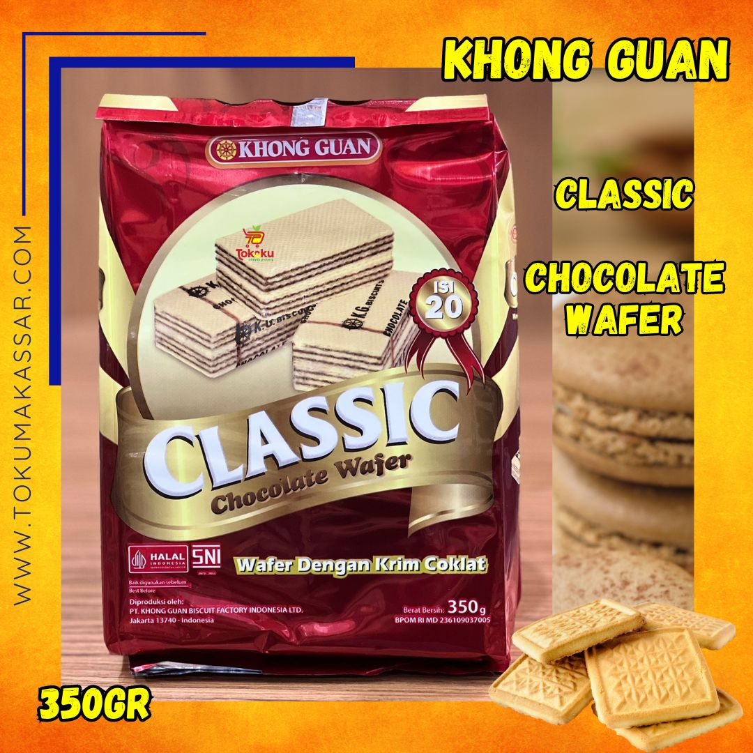 TokokuMakassar – Jual KHONGGUAN WAFER CLASSIC 350GR